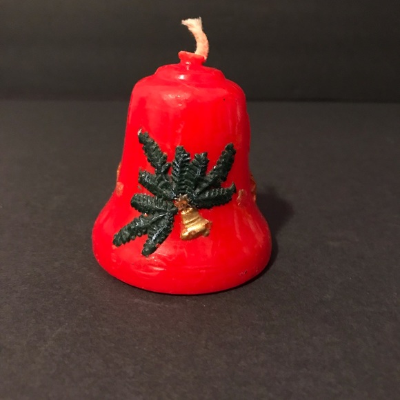 Unbranded | Holiday | Red Vintage Christmas Bell Candle Made In Germany ...